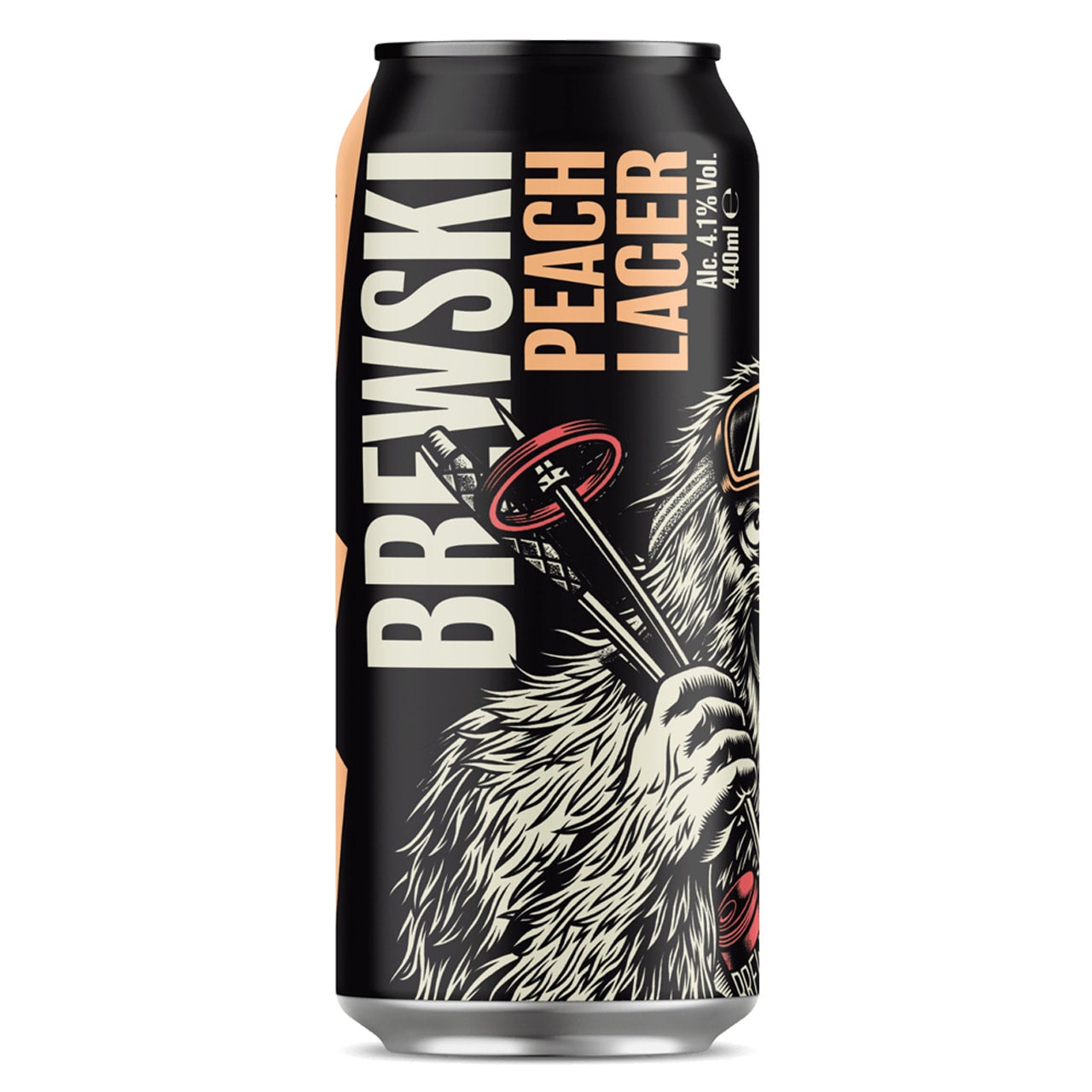 Renegade Brewery Brewski Peach Lager 330ml | The Tasting Barn Ltd