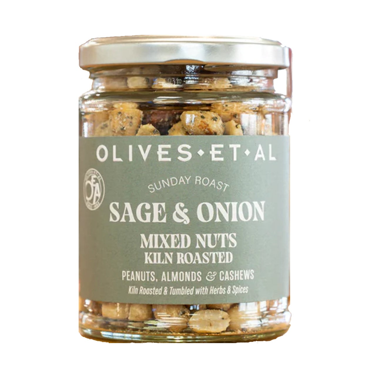 Olives Et Al Sage & Onion Mixed Kiln Roasted Nuts | The Tasting Barn Ltd Olives Et Al Sage & Onion Mixed Kiln Roasted Nuts | The Tasting Barn Ltd